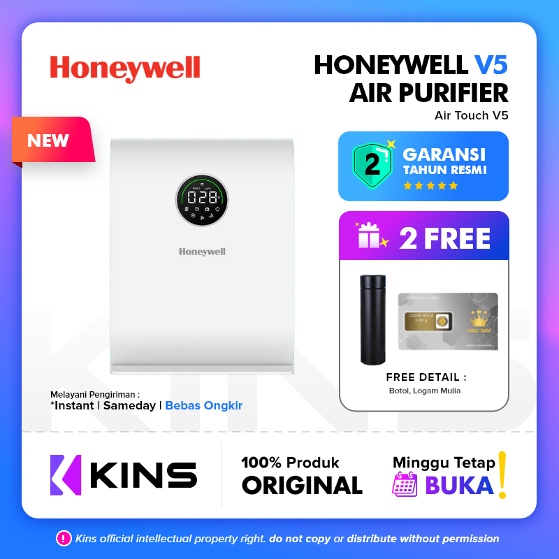 Jual Honeywell Air Touch V5 Air Purifier Pembersih-Pemurni-Penyaring ...