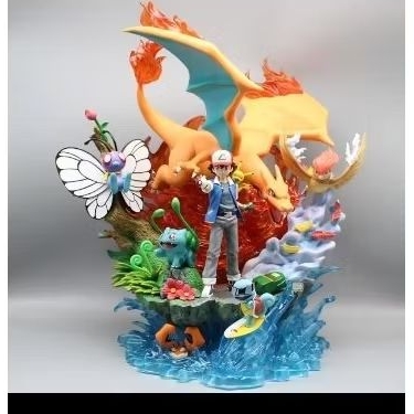 Jual Statue Pokemon Ash Ketchum Team EGG Studio Design Recast | Shopee ...