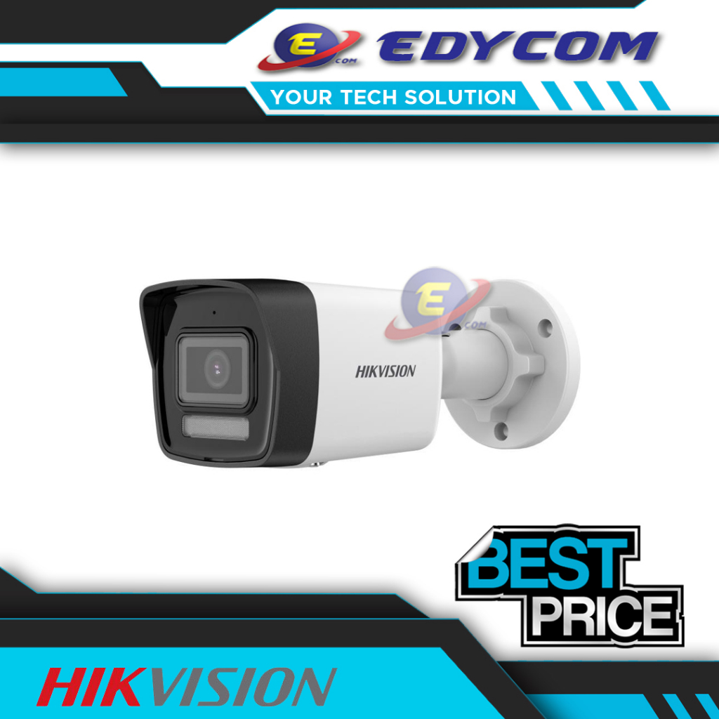 Jual IPCAM HIKVISION OUTDOOR 4MP SMART HYBRID LIGHT - DS-2CD1043G2-LIU | Shopee Indonesia