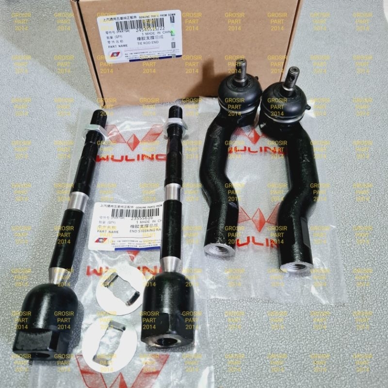 Jual TIE ROD END+LONG TIE ROD RACK END WULING CONFERO ASLI 4PCS ...
