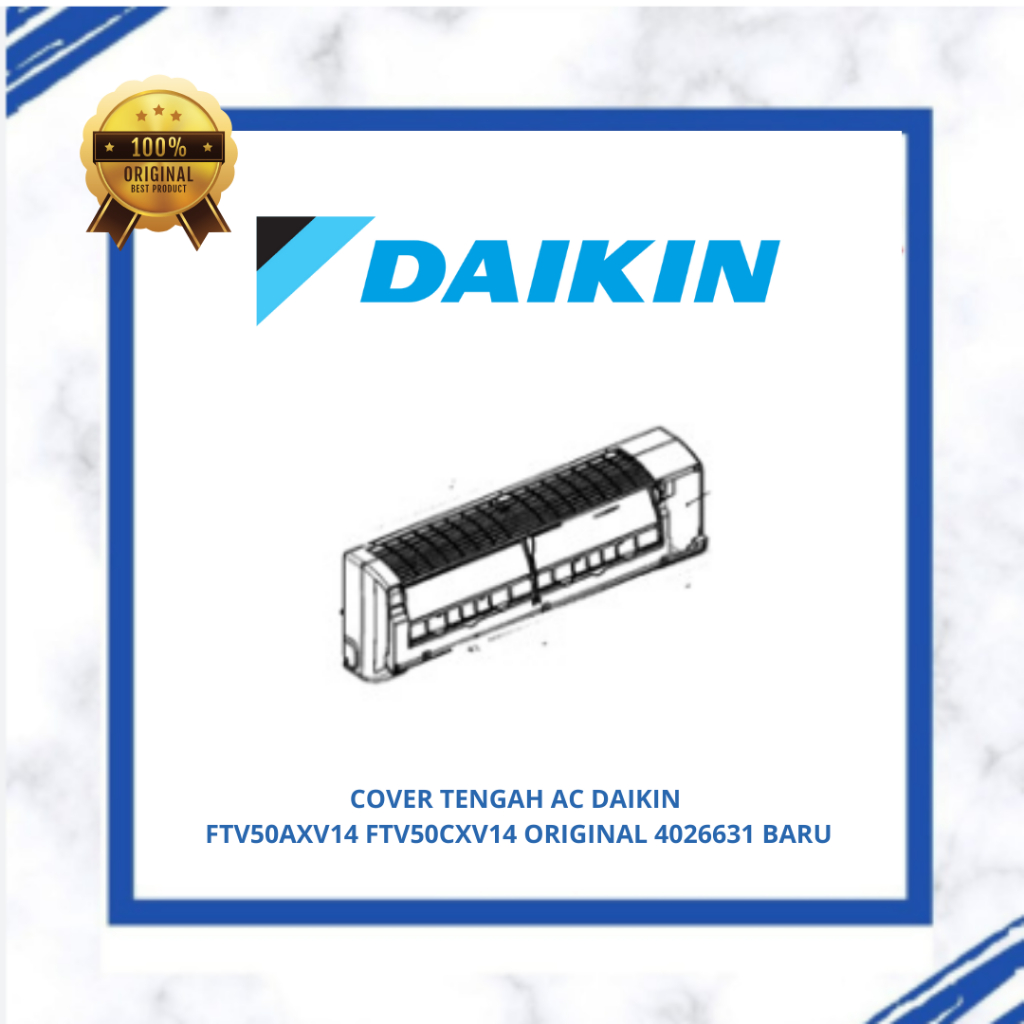 Jual COVER TENGAH AC DAIKIN FTV50AXV14 FTV50CXV14 ORIGINAL 4026631 BARU ...