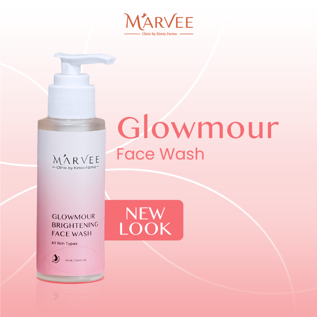 Jual Marvee Glowmour Brightening Face Wash 100 ml | Shopee Indonesia