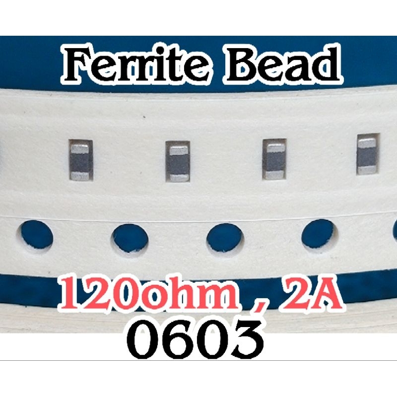 Jual 10pcs Chip ferrite bead smd 120 OHM 0603 1608 1LN 2A | Shopee ...