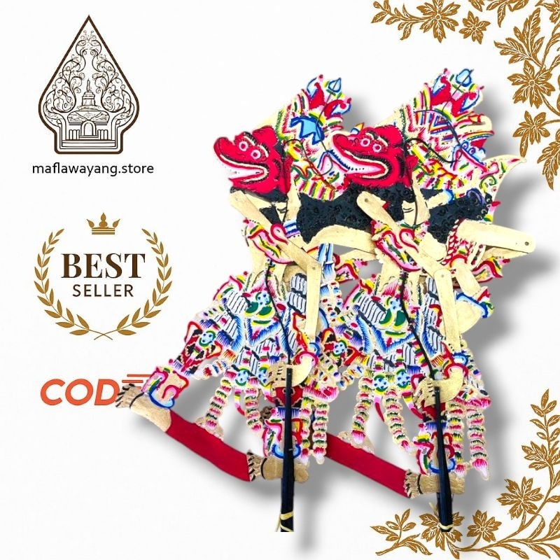 Jual Wayang kulit asli Sugriwa Subali Sepasang Standar Dalang | Shopee ...