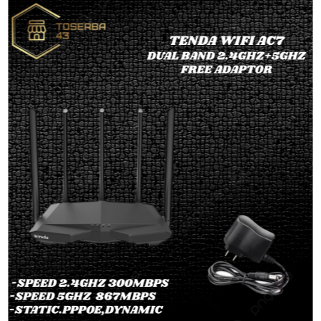 Jual Router Tenda AC7 AC1200 Dual Band 2.4Ghz & 5Ghz Wireless Router ...