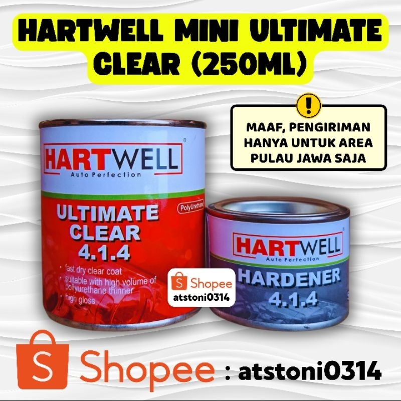 Jual Hartwell Mini ULTIMATE CLEAR 4.1.4 (250ml) | Shopee Indonesia