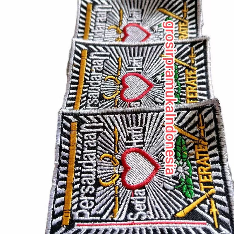 Jual Logo Silat PSHT/ Bedge PSHT Bordir / Bet Dada SH Teratai | Shopee ...