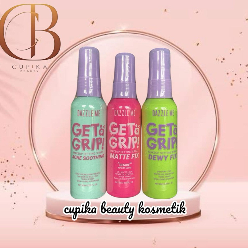 Jual pu} DAZZLE ME SETTING SPRAY GET A GRIP SETTING SPRAY 60 ML - FACE ...