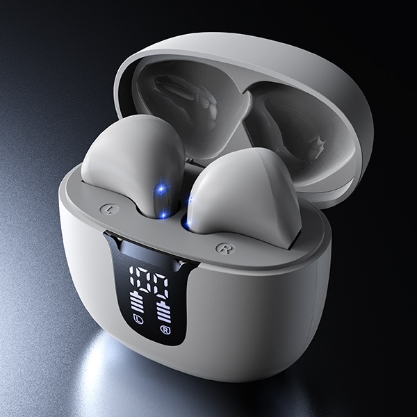 Jual Earphone Bluetooth Smart VIVAN TWS INFINITY GT2S WHITE | Shopee ...