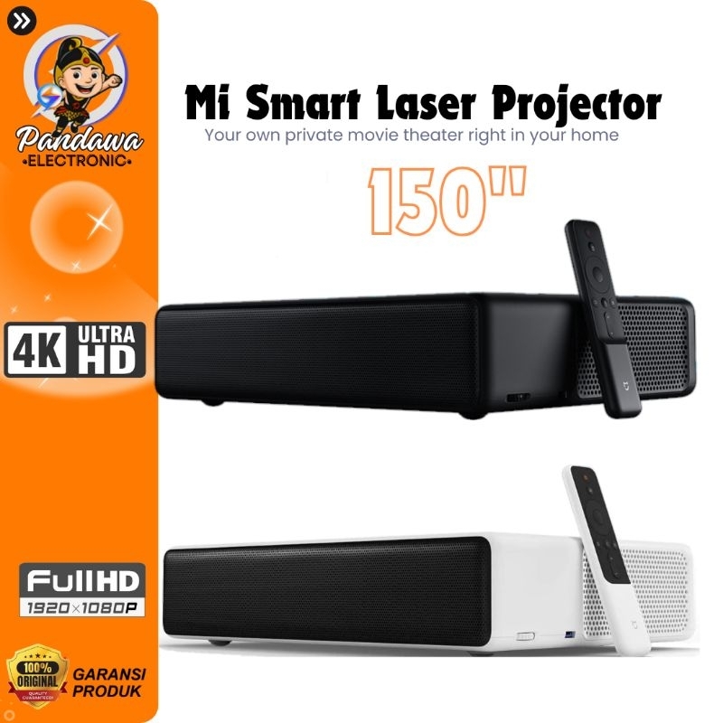 Jual Mijia Mi Smart Laser Projector FHD | 4K 150" Ultra Short Throw ...