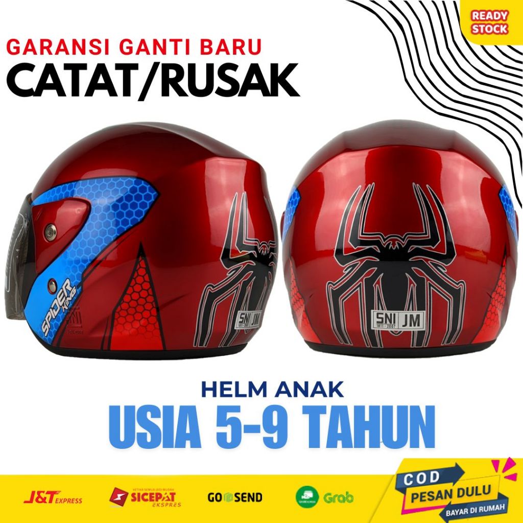 Jual Helm Anak SNI Karakter Usia 2 3 4 5 6 7 8 9 Tahun | Shopee Indonesia