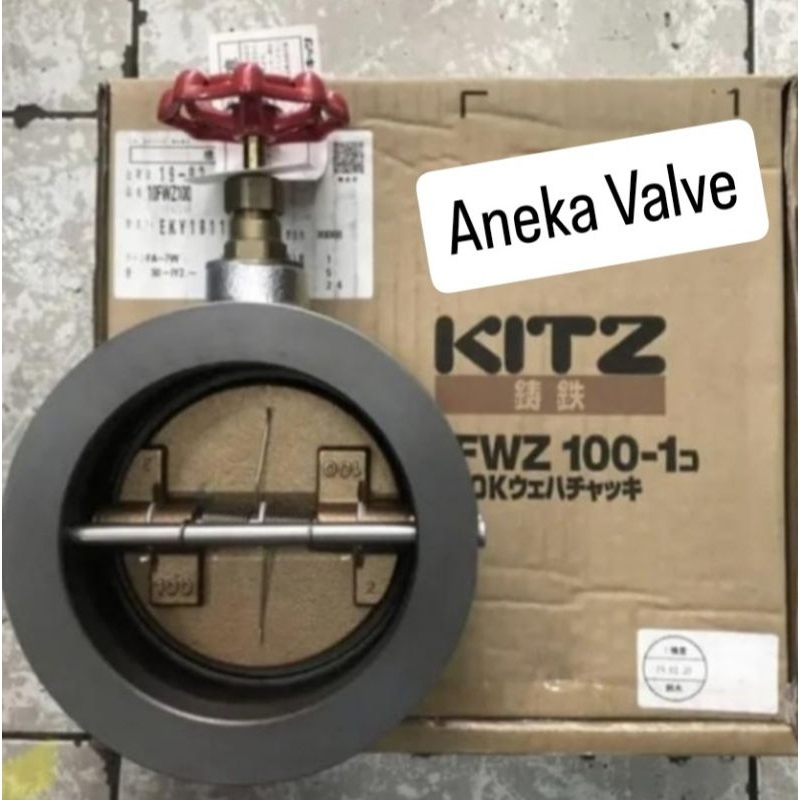 Jual WAFER CHECK VALVE KITZ JIS 10K CAST IRON TYPE FWZ 4" | Shopee ...