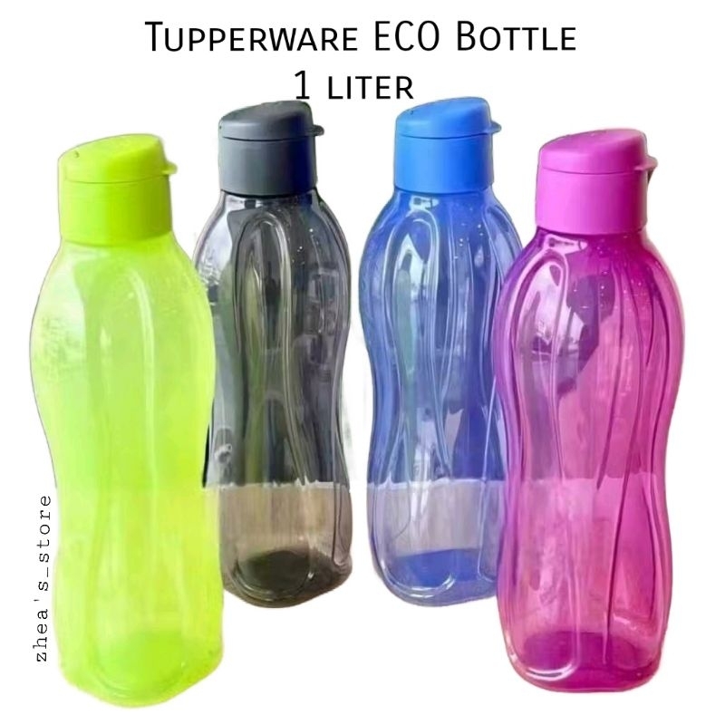 Jual Tupperware ECO Bottle Ukuran 1 Liter Tutup Flip | Botol Tupperware ...