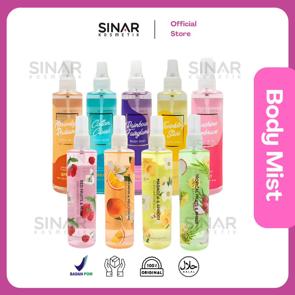 Jual Miniso Beauty Body Mist Series 100ml - 150ml | Fragrance Spray ...