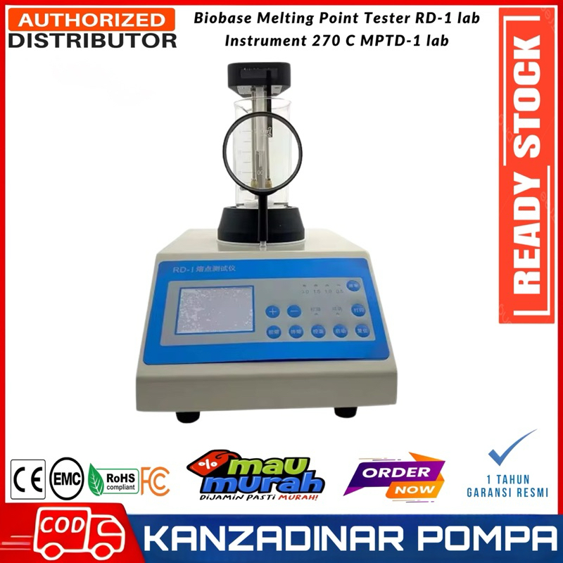 Jual Melting Point Tester RD-1 lab Instrument 270 C MPTD-1 lab | Shopee ...