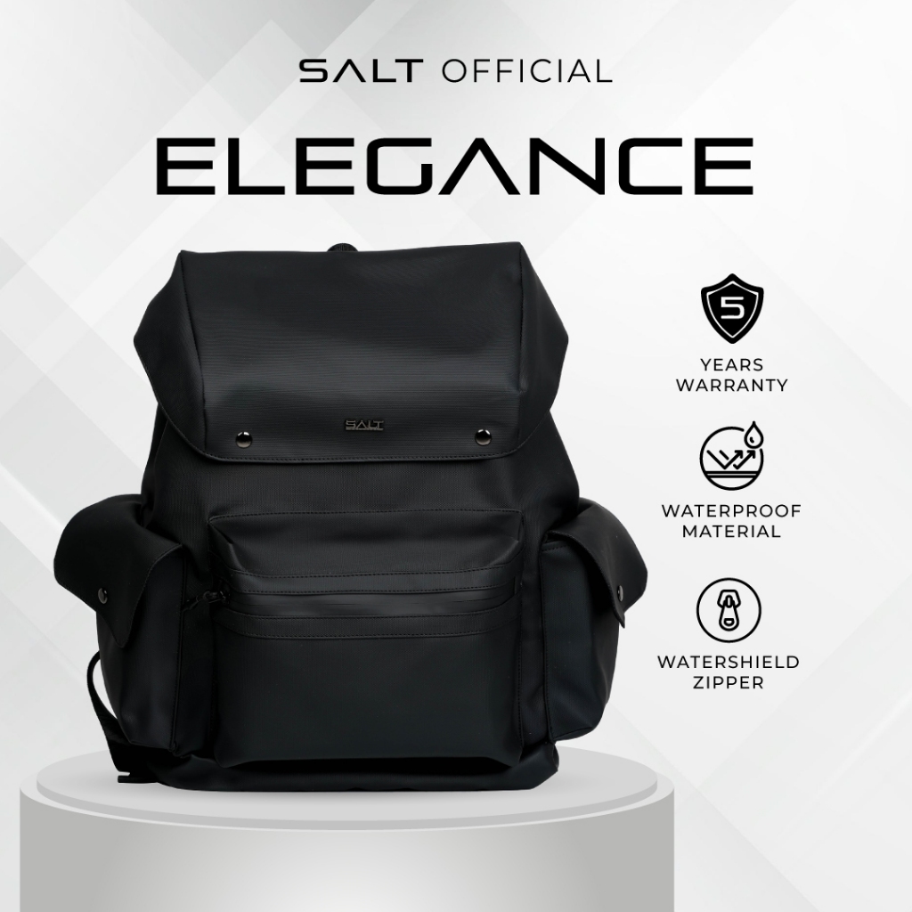 Jual SALT Elegance Tas Ransel Pria Anti Air Backpack Laptop Cowok Kerja ...