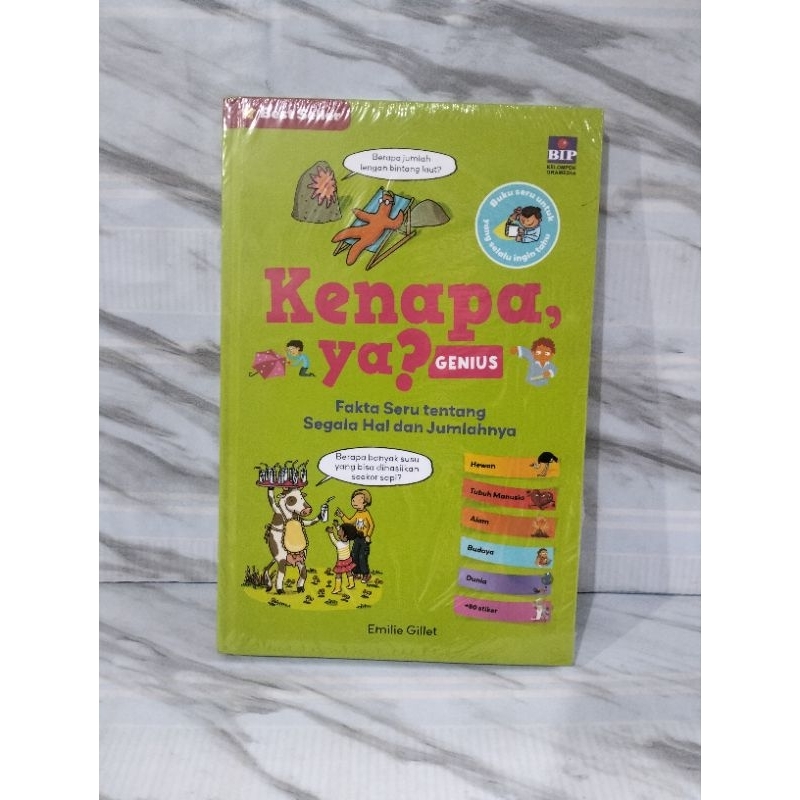 Jual Buku Anak Original KENAPA, YA? Genius by Emilie Gillet | Shopee ...