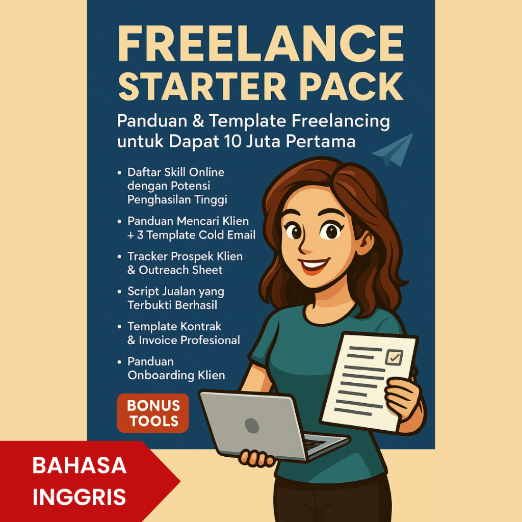 Jual (25) Freelance Starter Pack | Panduan & Template Freelancing untuk ...