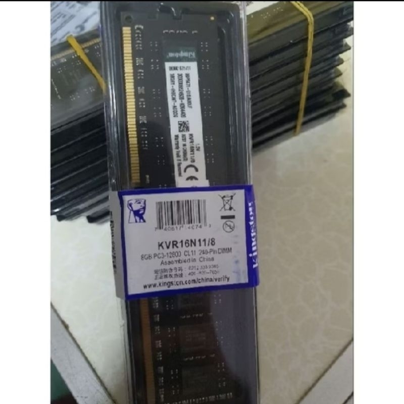 Jual Memory DDR3 KINGSTON 8GB PC 12800 Longdim | Shopee Indonesia