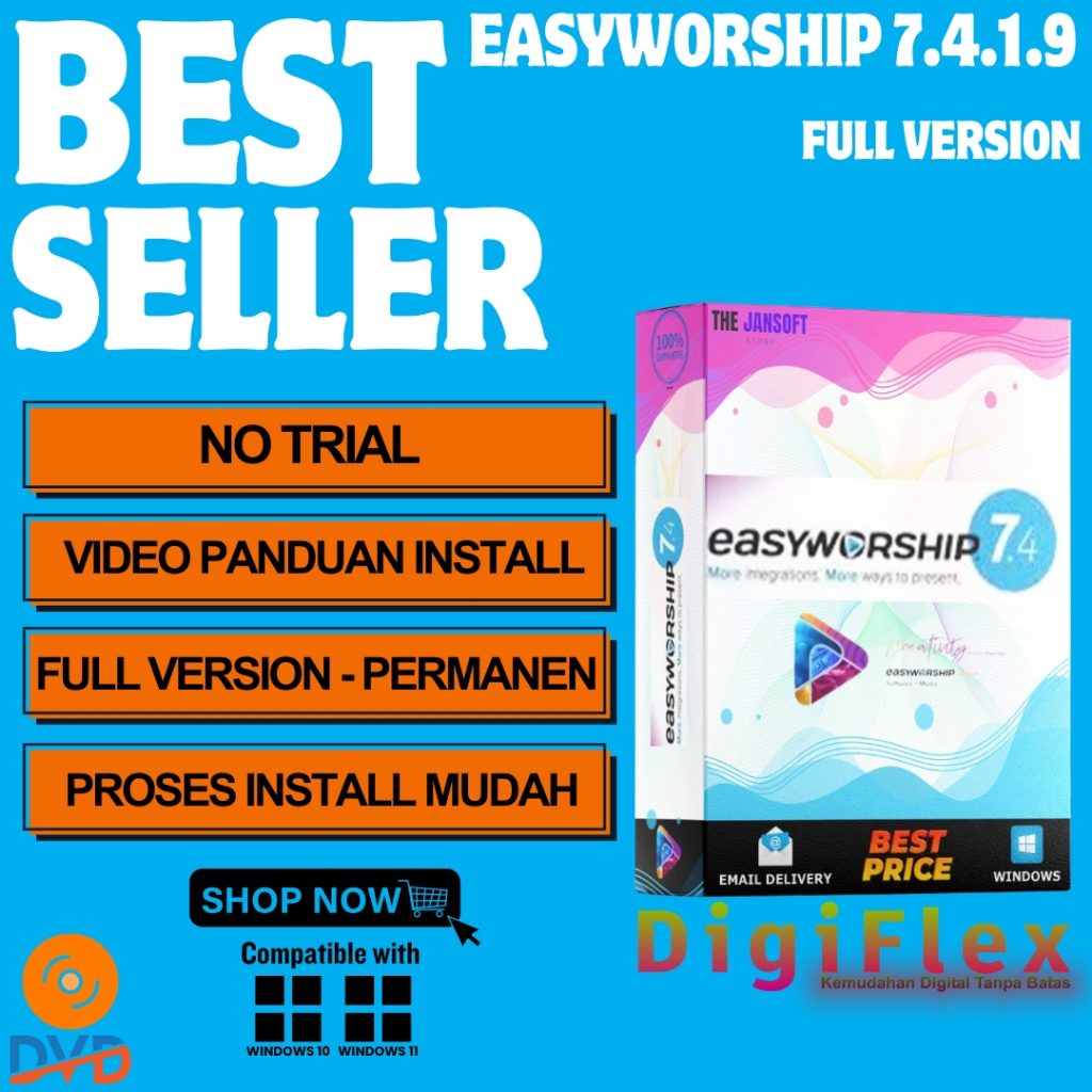 Jual Easyworship 7.4.1.9 Full Version | Shopee Indonesia
