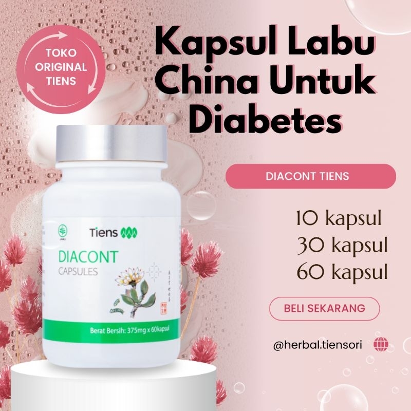 Jual Kapsul Labu Cina Diacont Tiens - Obat Diabetes Tiens Herbal china ...