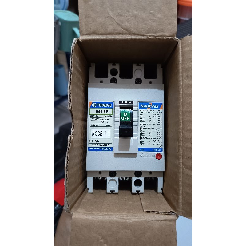 Jual MCCB Terasaki 3P 50A | Shopee Indonesia