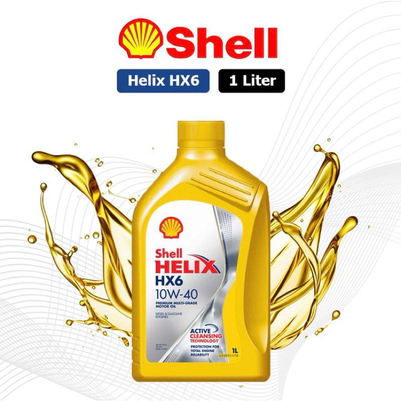 Jual Oli Mesin Shell Helix HX 6 / Hx6 10w-40 1 lt | Shopee Indonesia