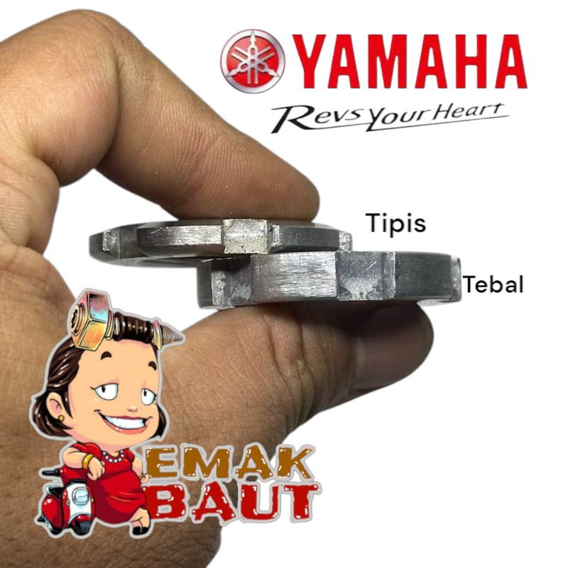 Jual MUR KOMSTIR stang mur stang YAMAHA TEBAL TIPIS ORI cod GROSIR ...