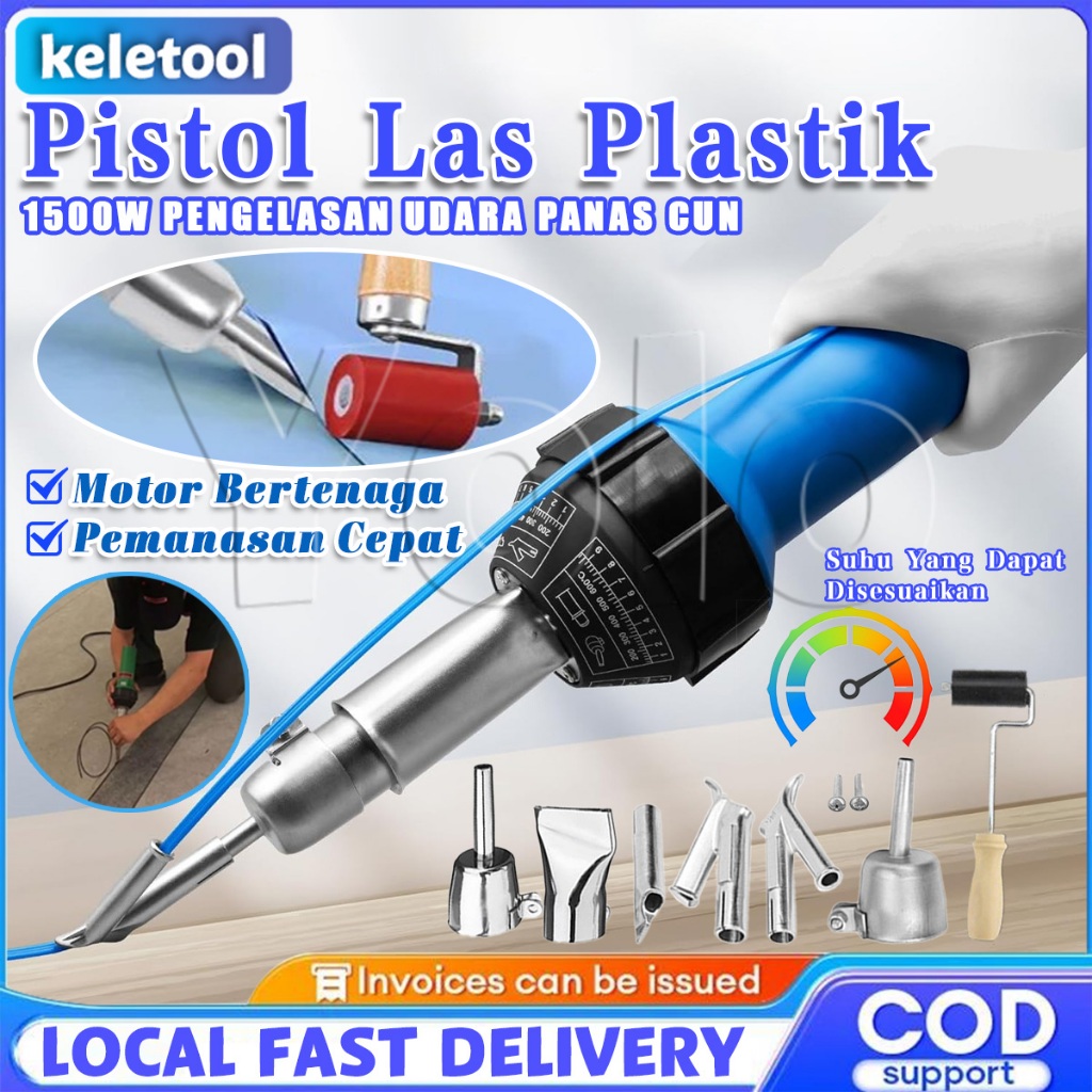 Jual 1500W Mesin Las Welding Plastik PVC Mesin Pres Alat Las Terpal ...