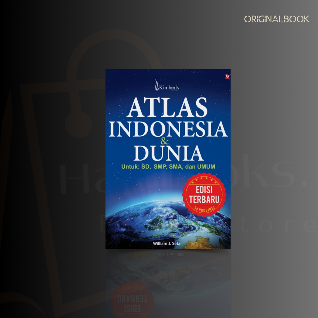 Jual Buku Atlas Indonesia & Dunia Untuk SD, SMP, SMA dan UMUM - William J. Seta | Shopee Indonesia
