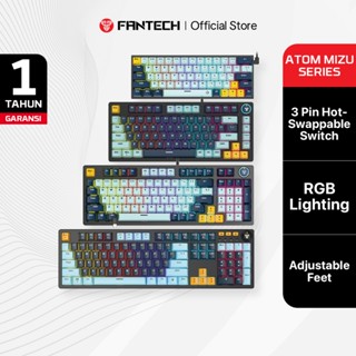 Jual Fantech ATOM MIZU SERIES Keyboard Mechanical Gaming ATOM 63 81 96 Hotswappable 3 Pin ...