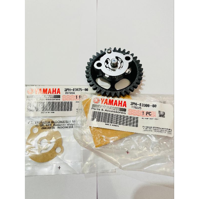Jual GEAR POMPA OLI DAN PAKING POMPA OLI MIO M3 MIO Z SOUL GT 125 MIO GEAR 125 FREEGO X RIDE 125 ...