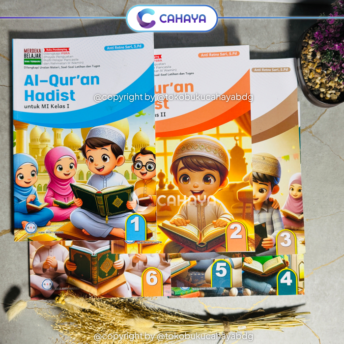Jual Buku AL-QUR'AN HADIST qurdis alquran hadis MI kelas 1 2 3 4 5 6 kurikulum merdeka ...