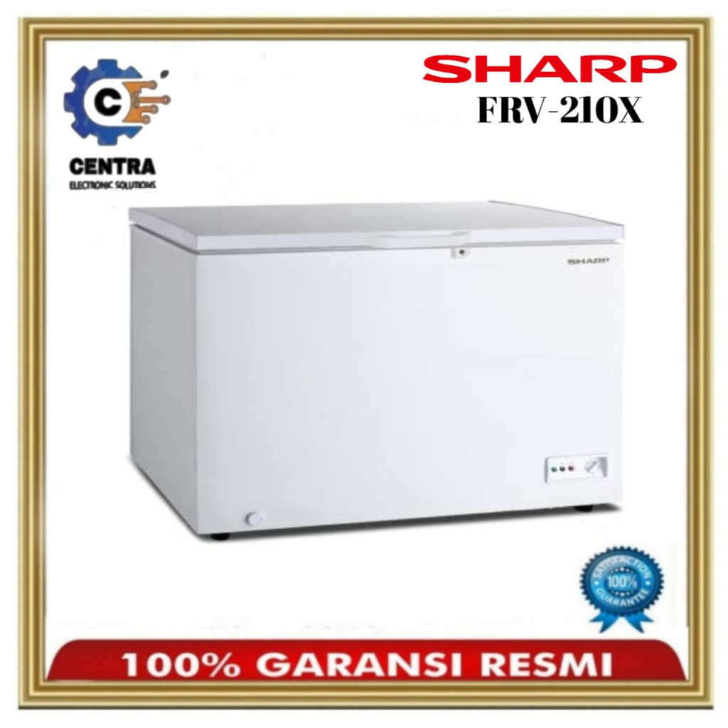 Jual Chest Freezer Sharp FRV-210X White Freezer Box 190L | Shopee Indonesia