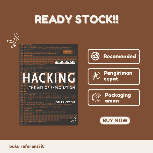 Jual Jon Erickson - Hacking - the art of exploitation - 2nd Edition ...