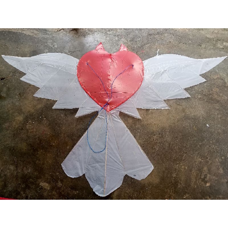 Jual layangan love bersayap elite | Shopee Indonesia
