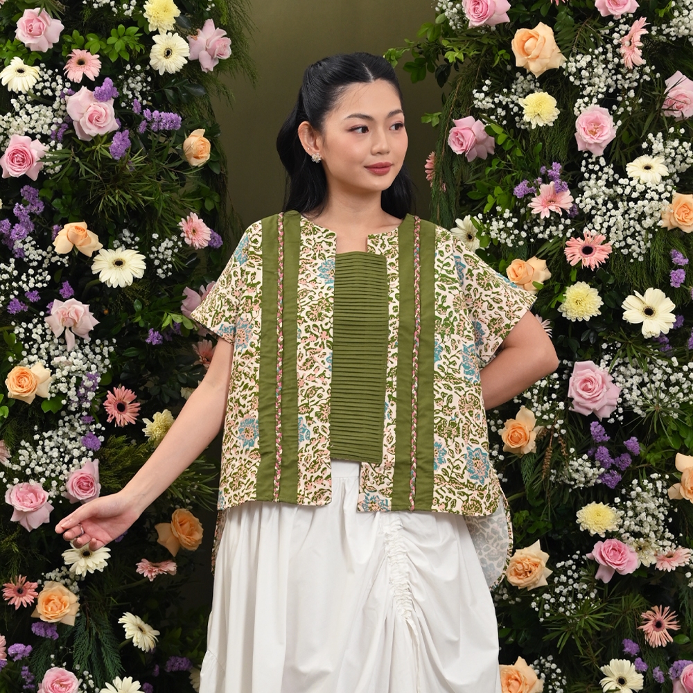 Jual NONA RARA - Kalita Encim T4089, Baju kerja batik blouse wanita ...