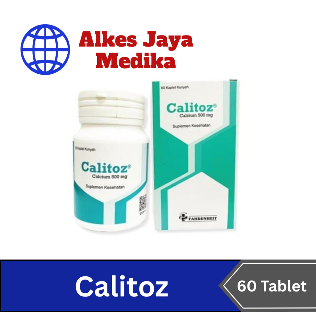 Jual Calitoz/Calos 500mg Isi 60 Tablet - Multivitamin Kalsium | Shopee ...