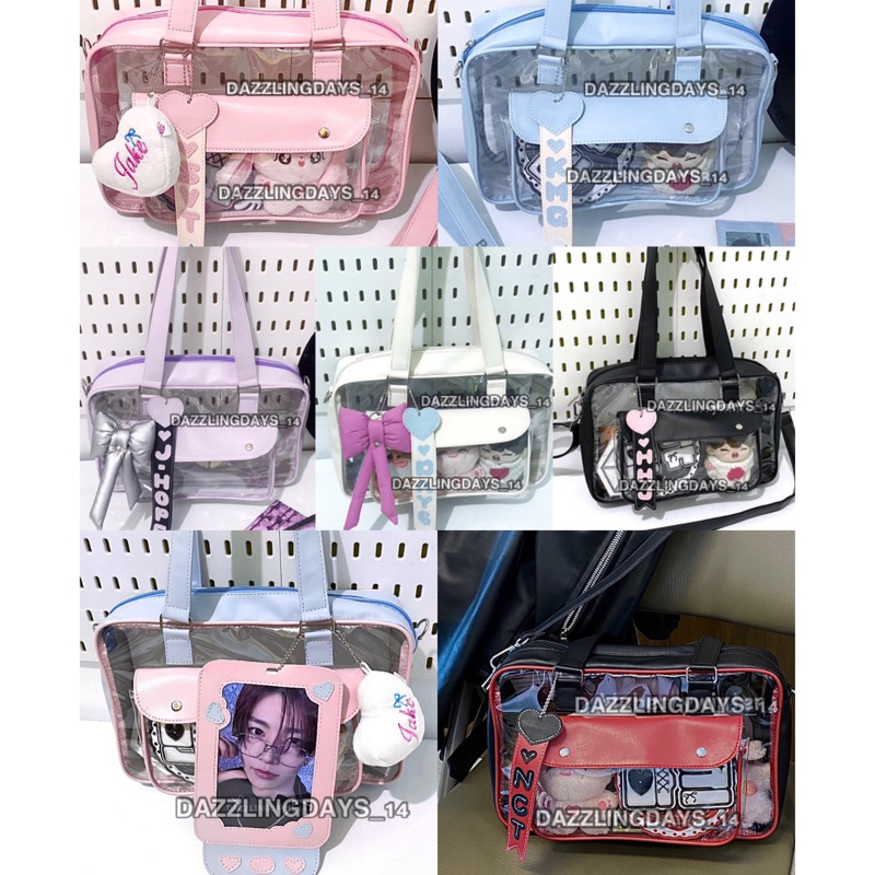 Jual READY STOCK TAS PVC TRANSPARAN TRANSPARANT / TAS PVC PINK / PVC ...