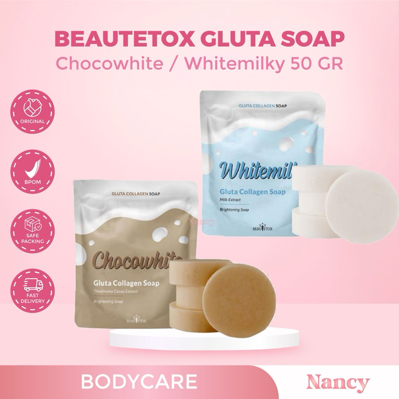 Jual BEAUTETOX GLUTA COLLAGEN SOAP SABUN BADAN CHOCOWHITE / WHITEMILKY ...