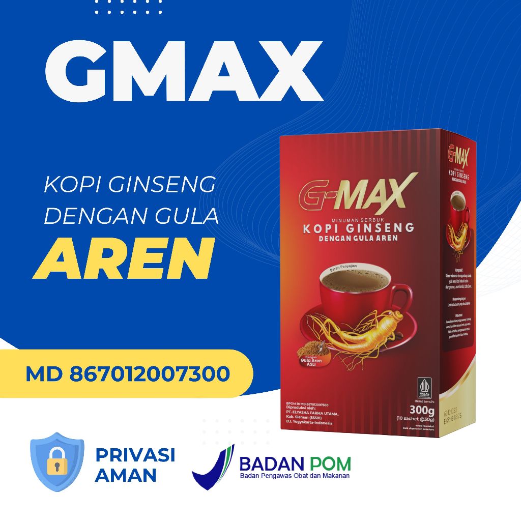Jual Kopi G Max Original 100% Bpom & Halal - Kopi Stamina Pria Tahan ...