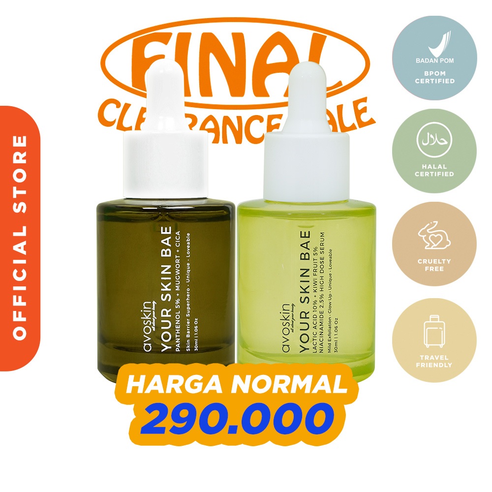 Jual [Special Bundle Avoskin] - MSBB - Serum YSB Panthenol + YSB Lactic ...