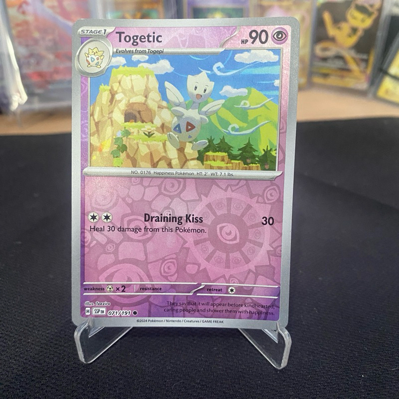 Jual Togetic 071/191 Sv08: Surging Sparks Reverse Holo TCG Pokemon ENG ...