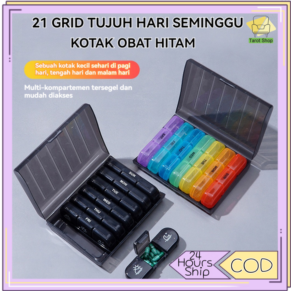 Jual Kotak Obat Harian Anti Air Debu Kotak Tempat Obat2an Harian ...