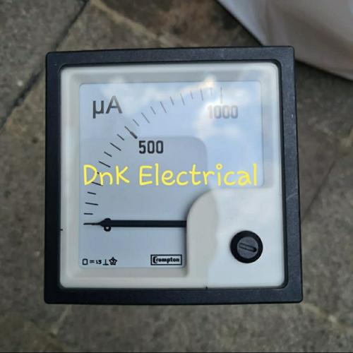Jual Micro Ampere Meter/Amper Meter DC 72x72 Merk Crompton | Shopee ...