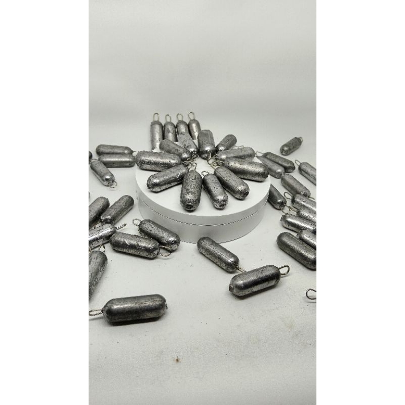 Jual Timah pancing jantung (J) per biji atau 1 pcs / pemberat pancing ...
