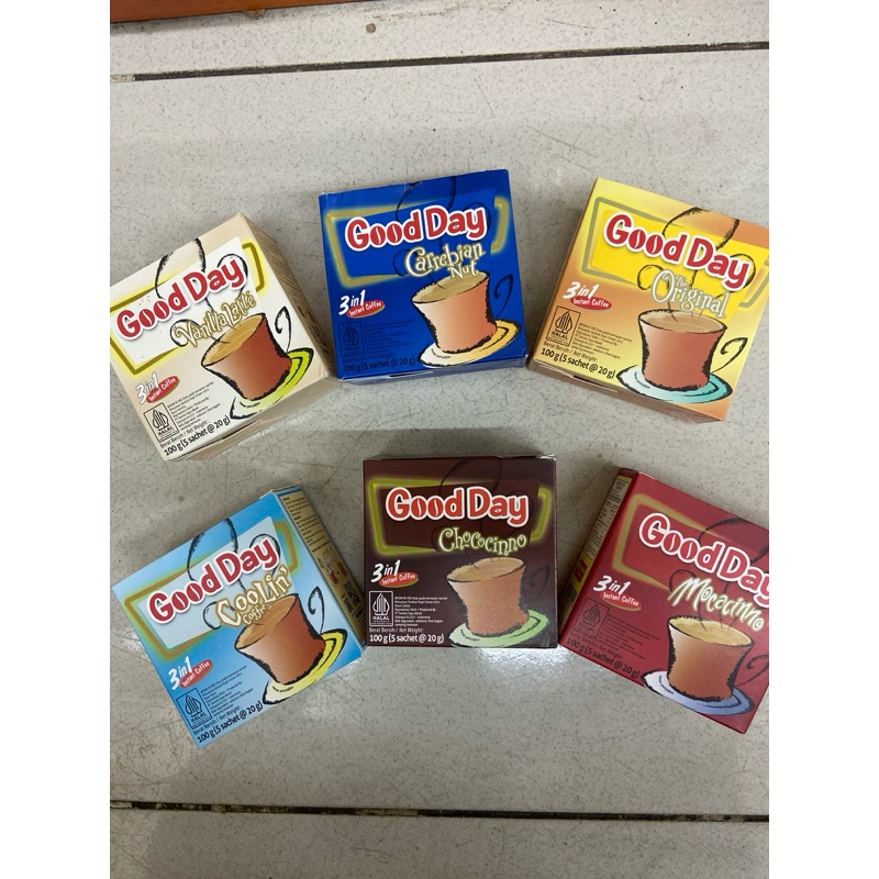 Jual Good Day 3in1 Instant Coffee isi 5sachet | Shopee Indonesia