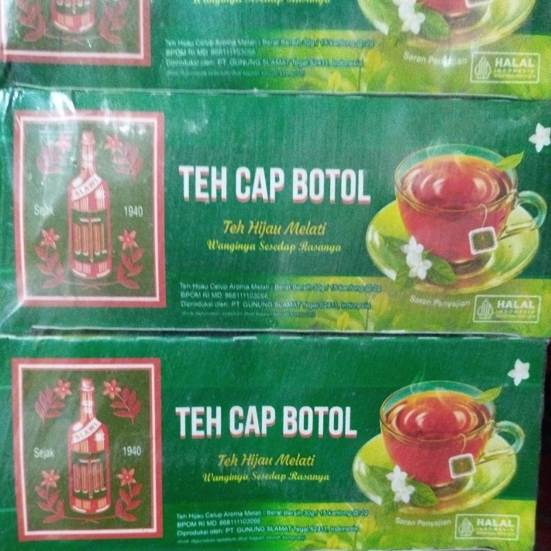 Jual TEH CELUP CAP BOTOL ISI 15 KANTONG | Shopee Indonesia