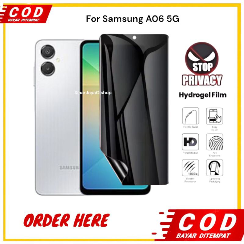 Jual Samsung Galaxy A06 5G A06 A05 A04 A03 A02.A01 Hydrogel Spy Matte.Clear Depan Belakang Hp ...