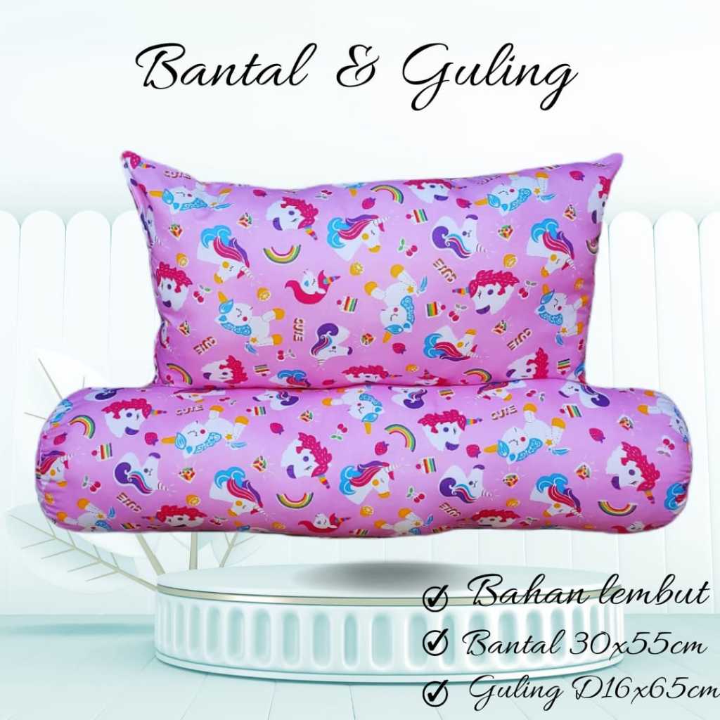 Jual Bantal Guling Anak Karakter Motif Labubu Untuk Anak Usia 2-8 Th ...